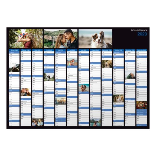Individuelle Fotokalender mit eigenen Bildern selbst gestalten